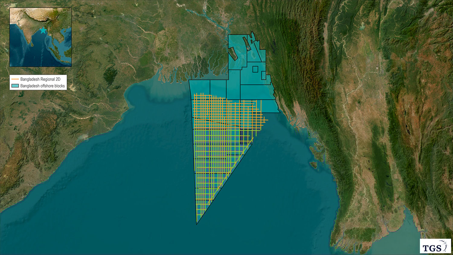 Bangladesh Seismic Data | TGS Energy Data