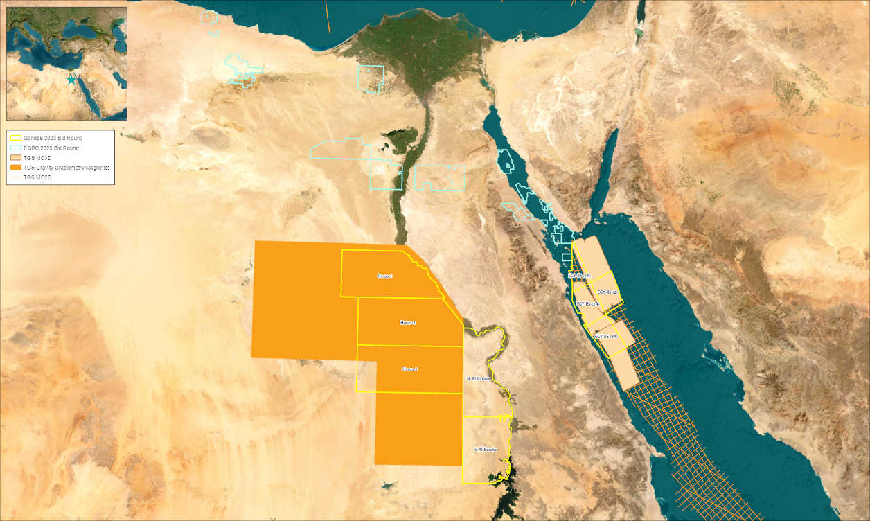 Egypt (Onshore) | TGS Multi-Client Seismic Data