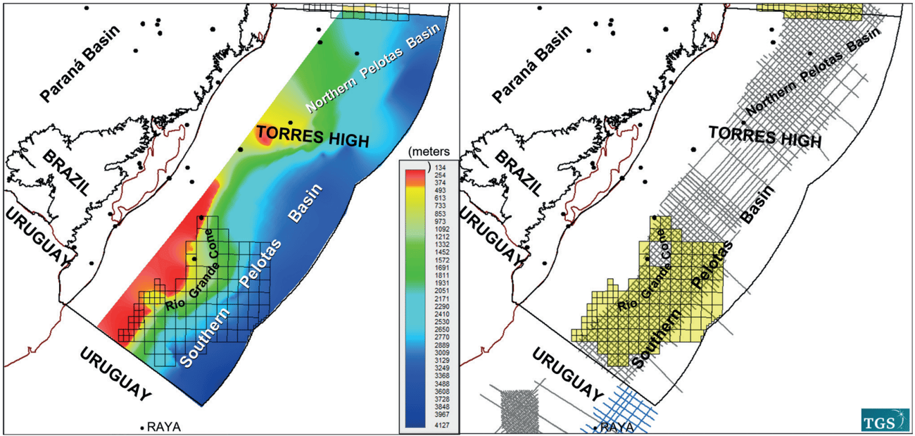 Correlation between homologous basins in the Southern Atlantic ...