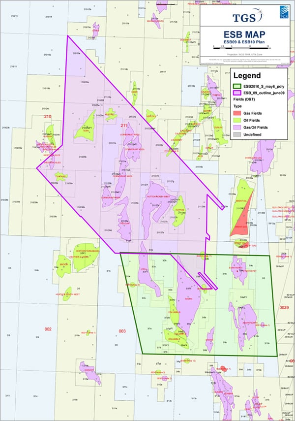 TGS announces commencement of multi-client 3D survey in East Shetland Basin