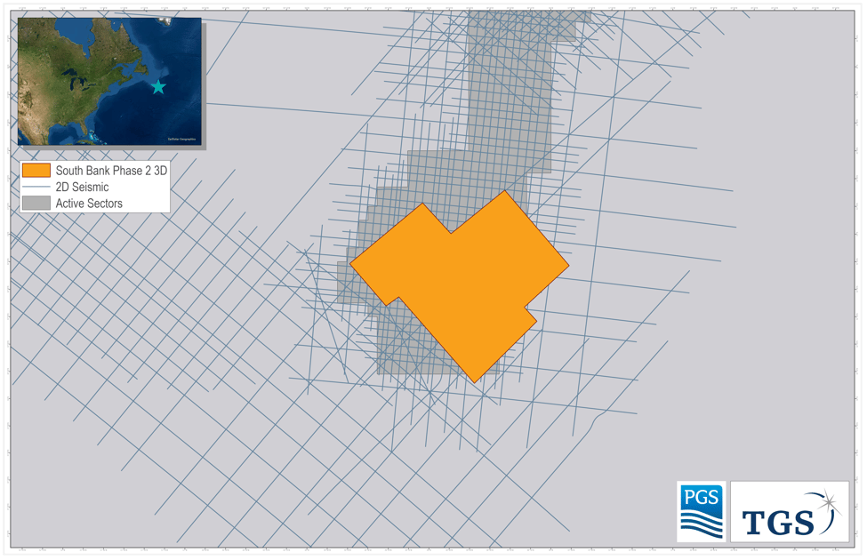 TGS and PGS announce South Bank 3D Multi-client Phase II Offshore Canada