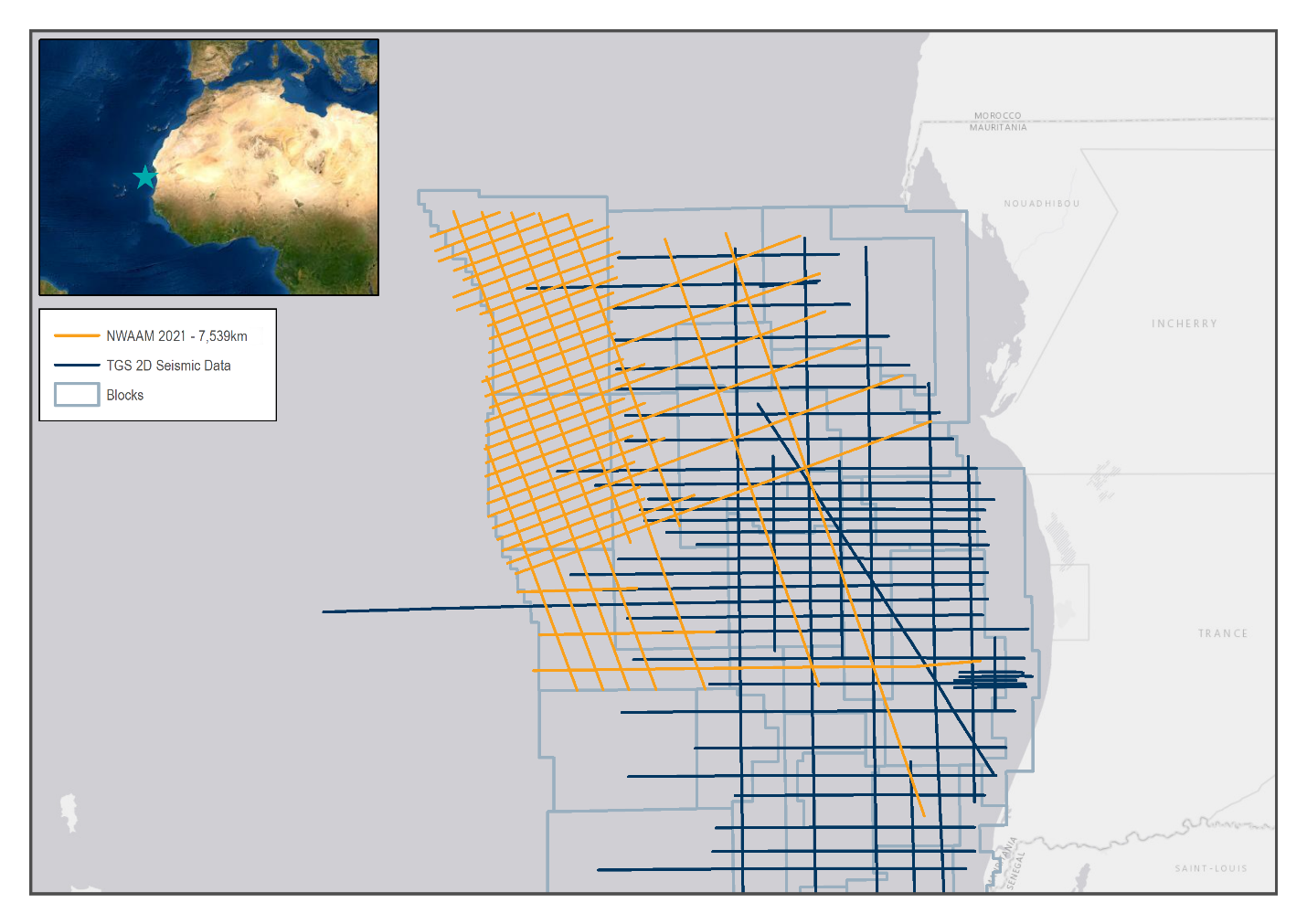 TGS Commences New 2D Seismic Campaign Offshore Mauritania