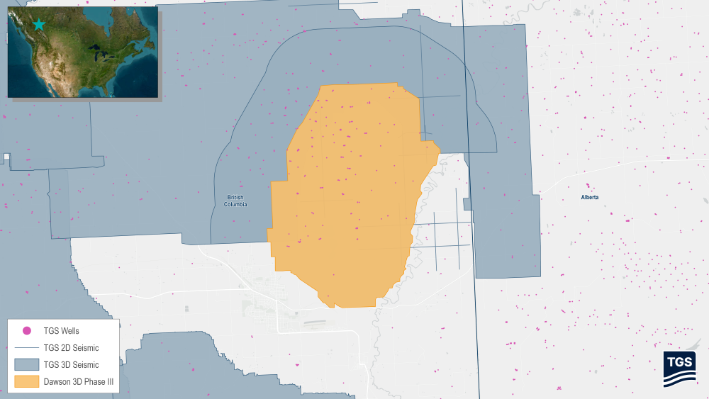 TGS Announces Completion of the Dawson Phase III 3D Seismic Survey in ...