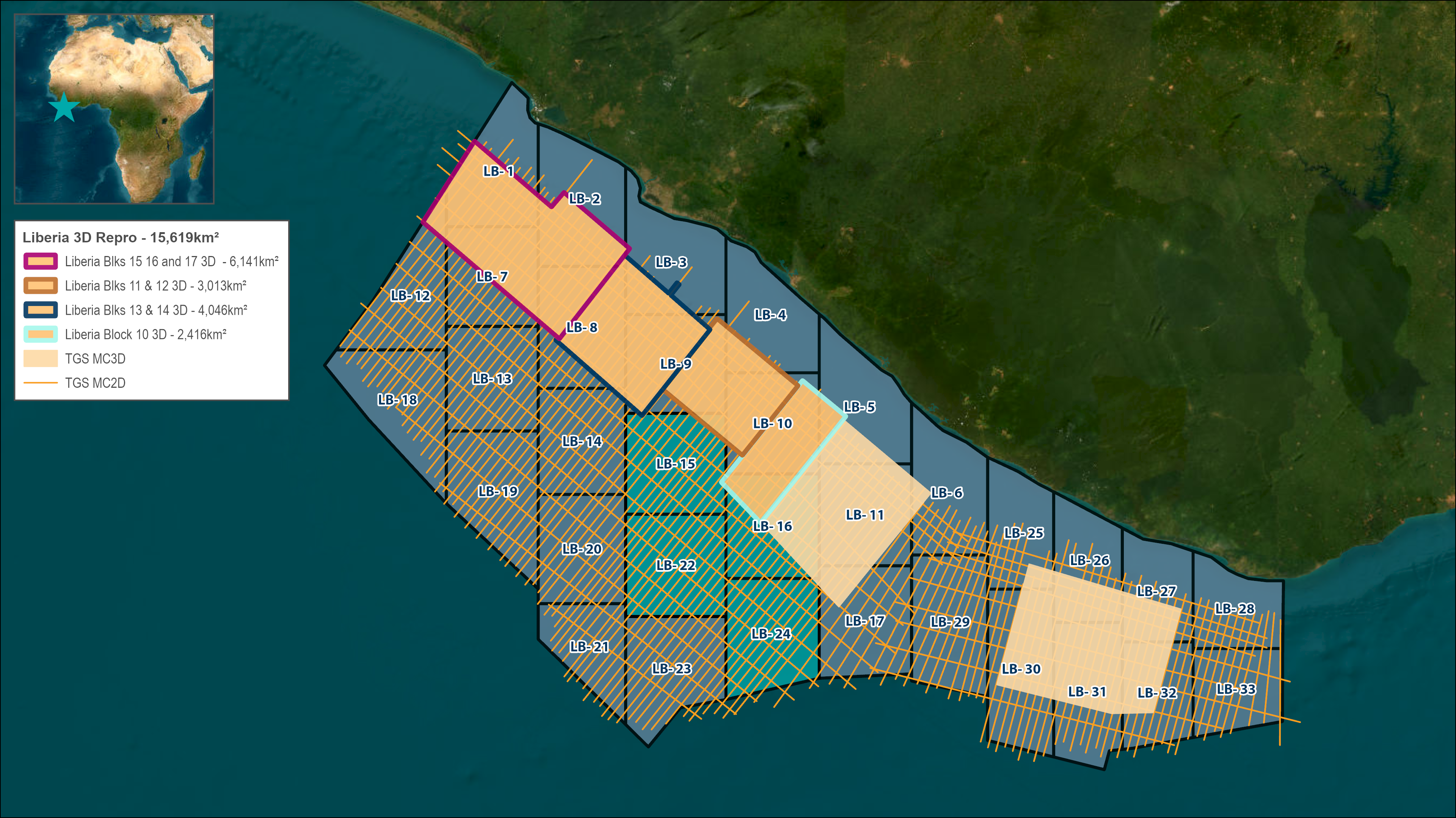 TGS and Liberia Sign New Multi-Client 2D and 3D Seismic Reprocessing ...