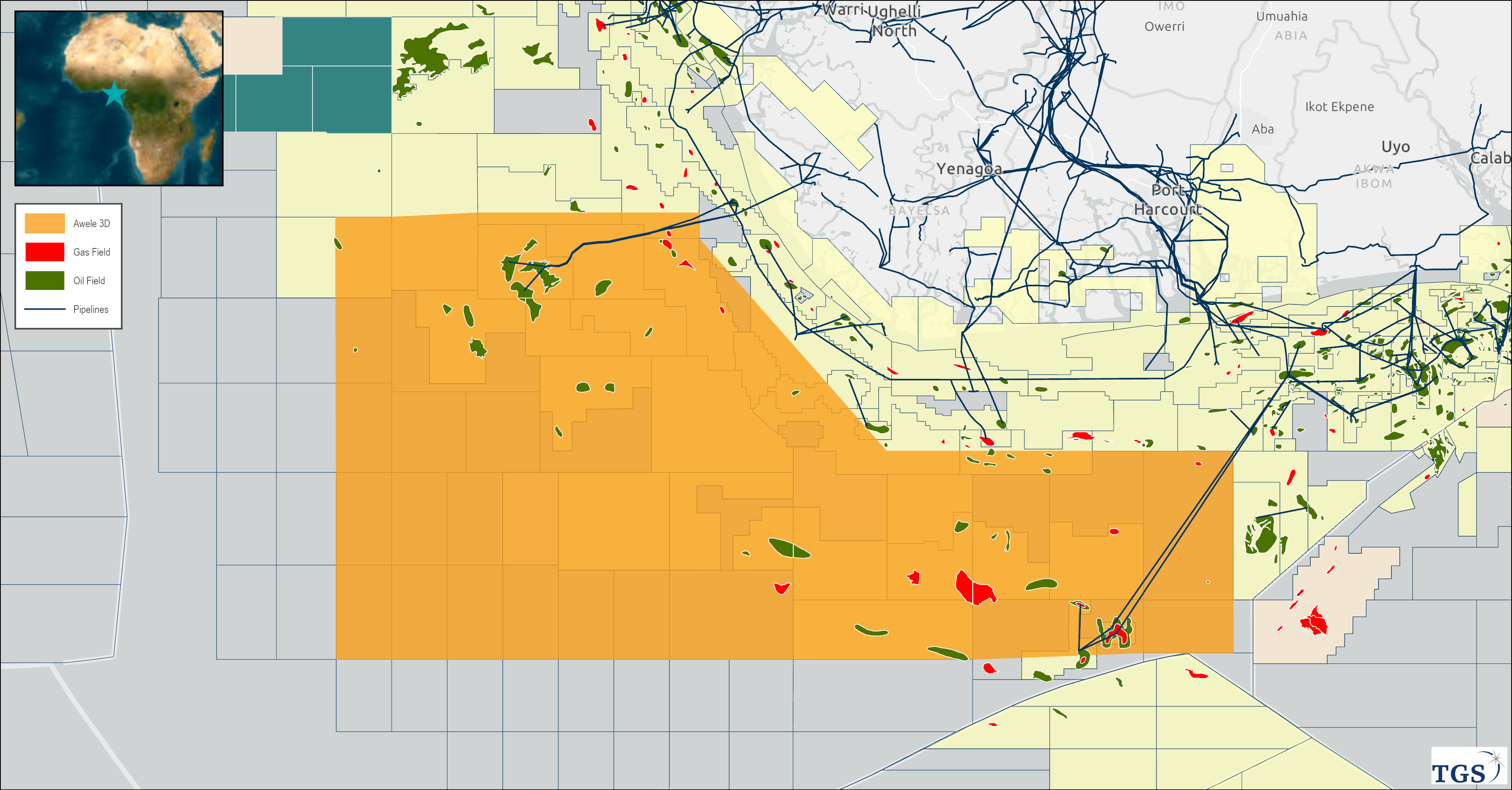 TGS-Petrodata Commences the Awele South 3D Multi-client Survey Offshore ...