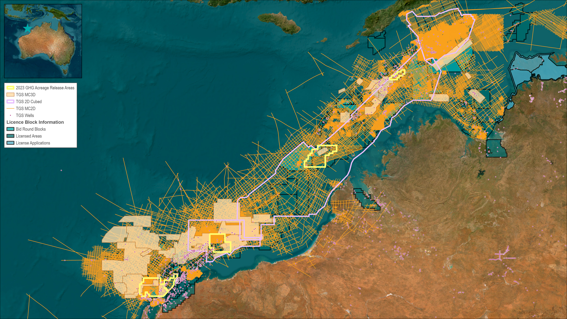 AUS Greenhouse Gas Acreage Bid Round | TGS Seismic Data