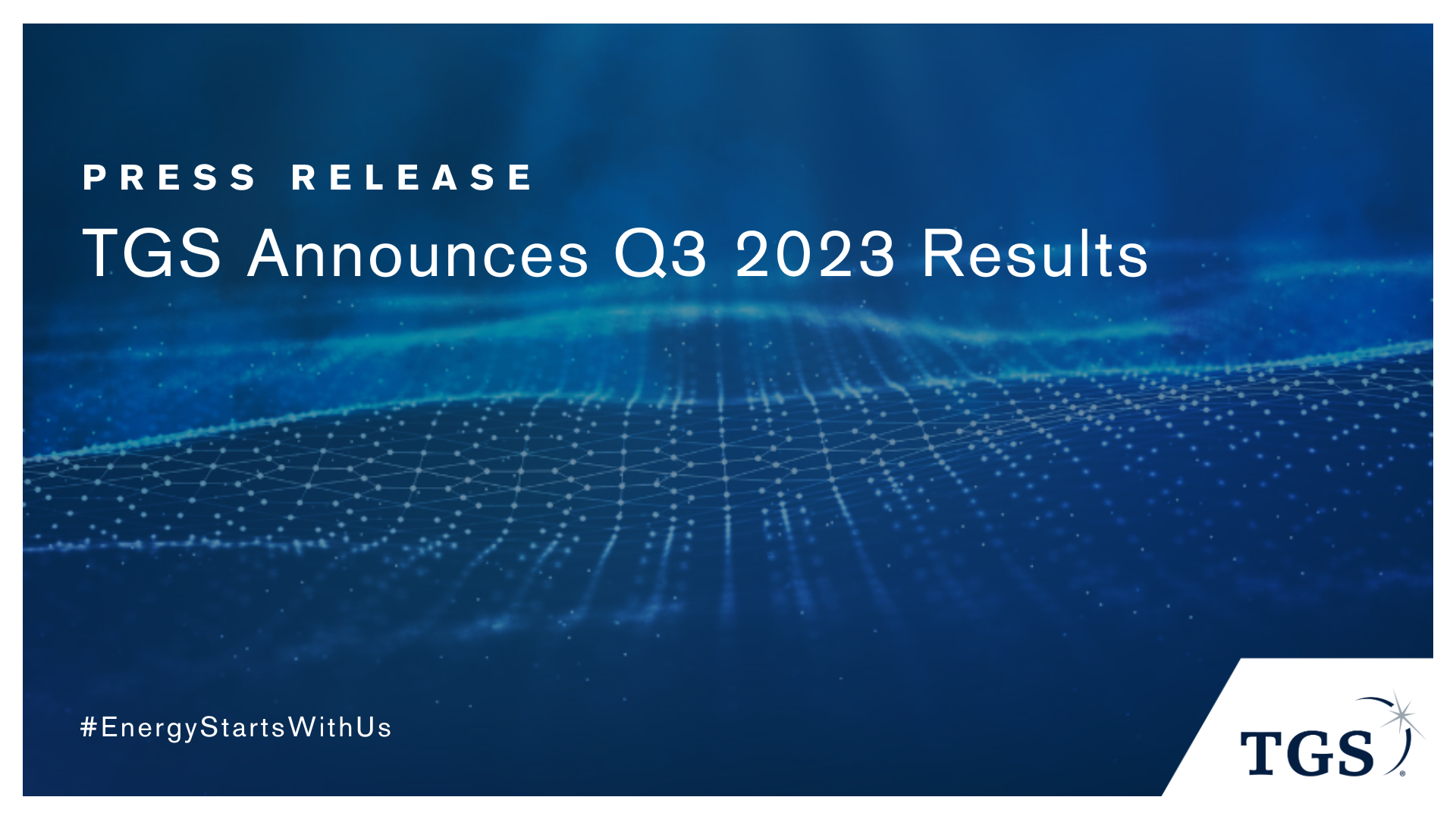 TGS Announces Q3 2023 Results