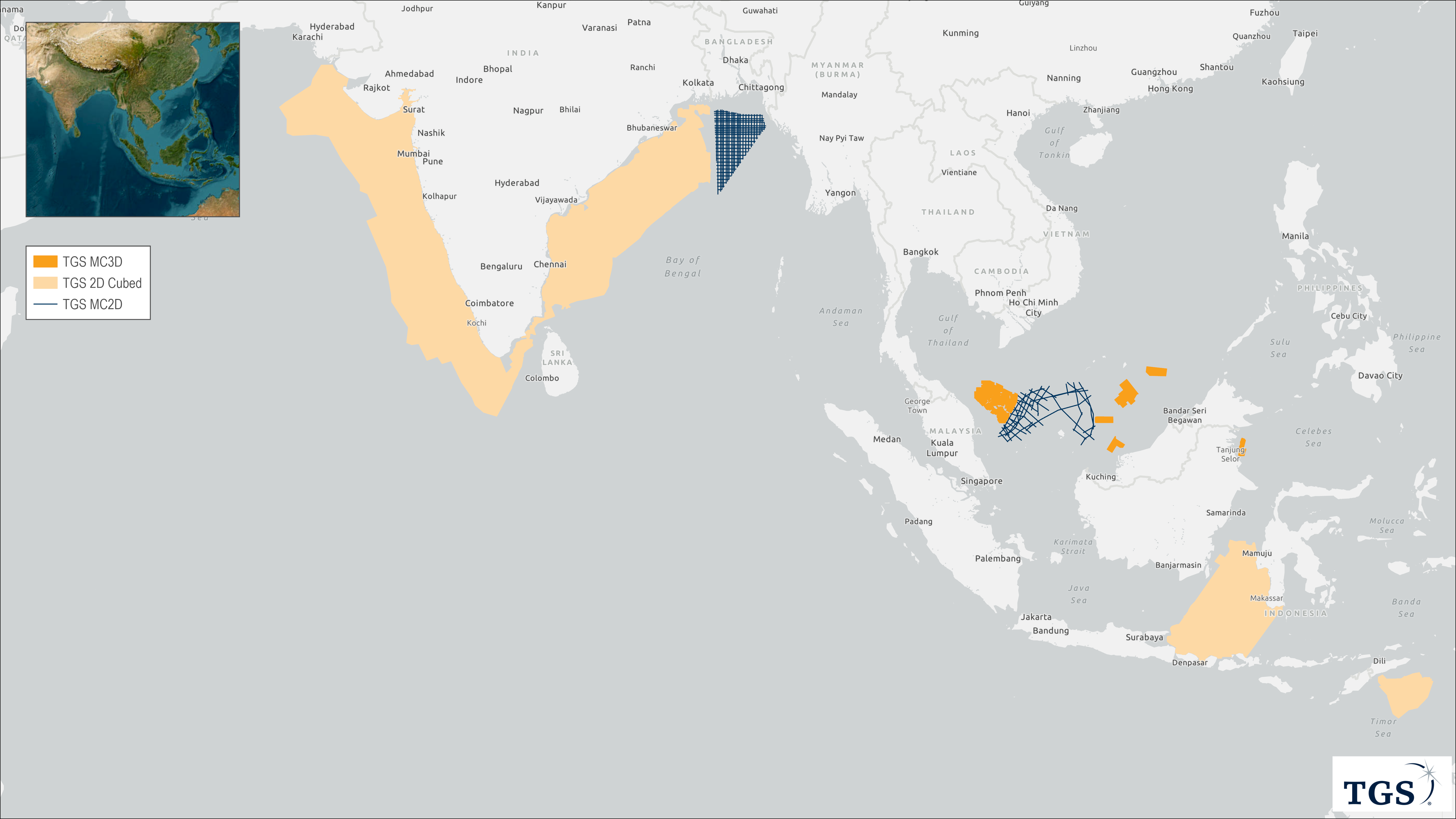 TGS Secures Funding for a Series of Multi-Client Projects in Southeast Asia