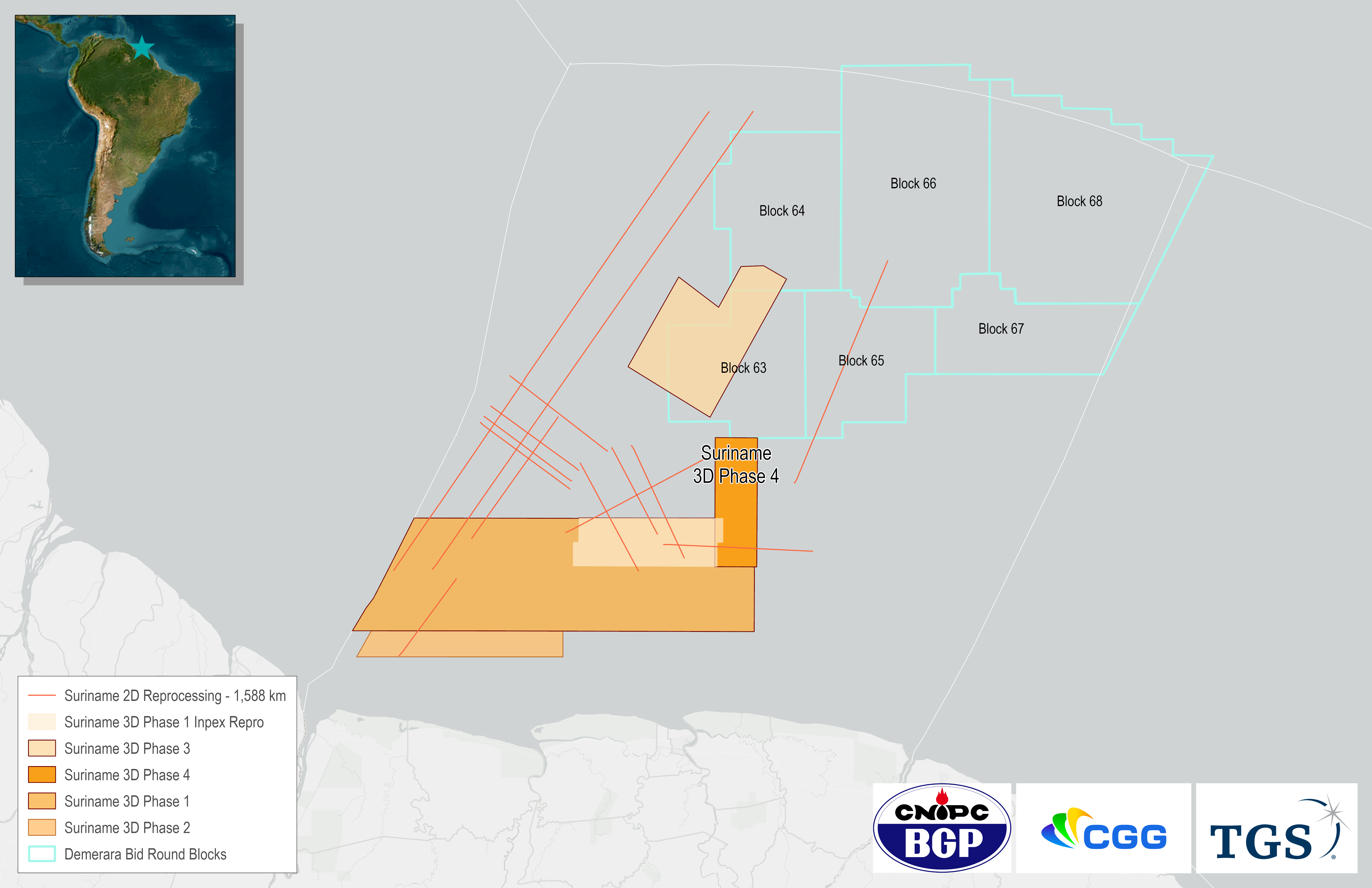 TGS, CGG and BGP Complete Phase IV of 3D Multi-Client Survey Offshore ...